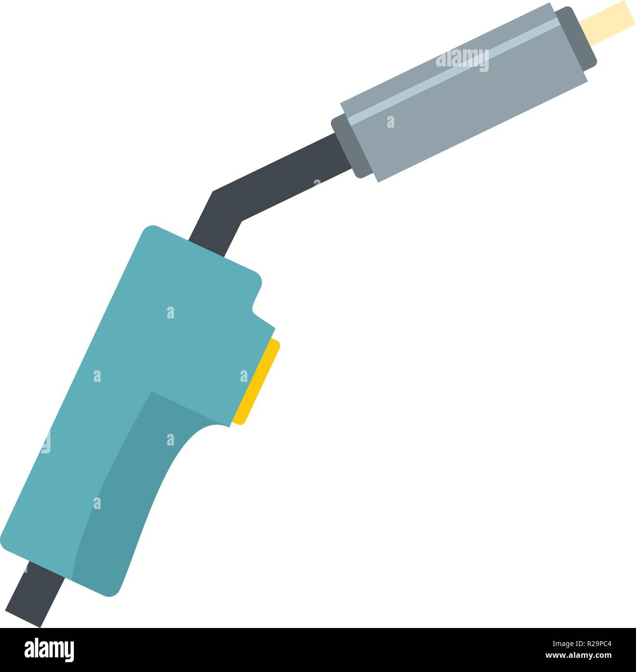 Burning gas icon. Flat illustration of burning gas vector icon for web ...