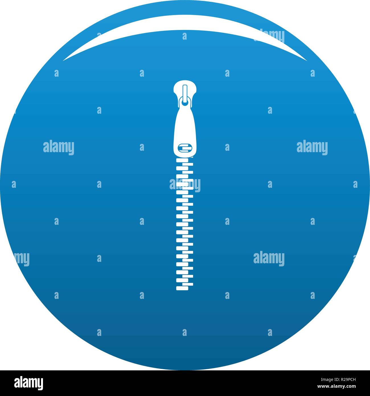 Steel zip icon. Simple illustration of steel zip vector icon for any ...