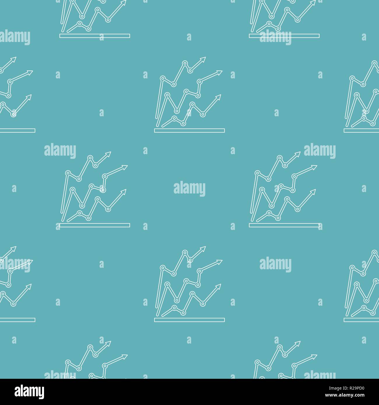 Chart pattern vector seamless repeating for any web design Stock Vector ...