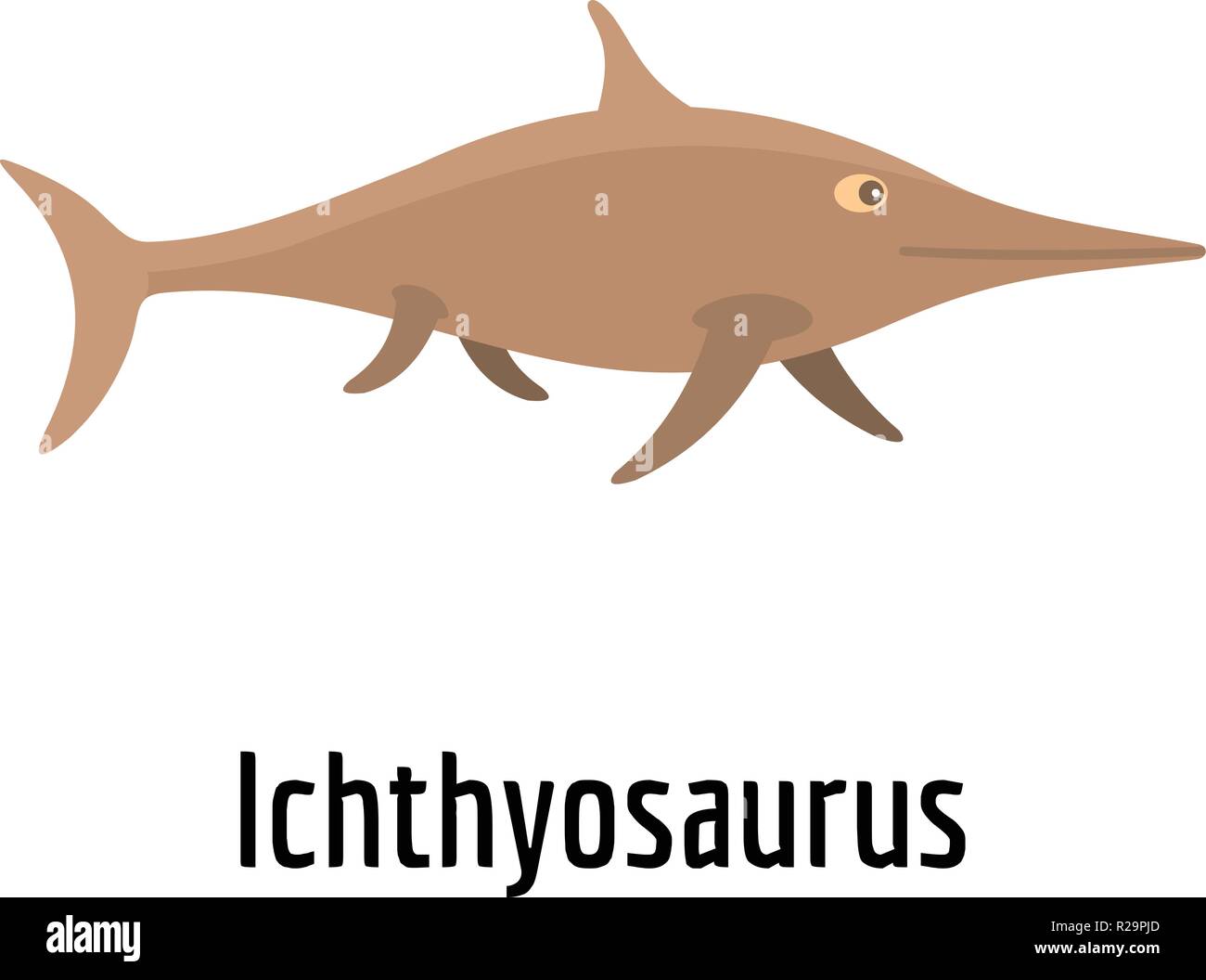 Ichthyosaurus Stock Vector Images - Alamy