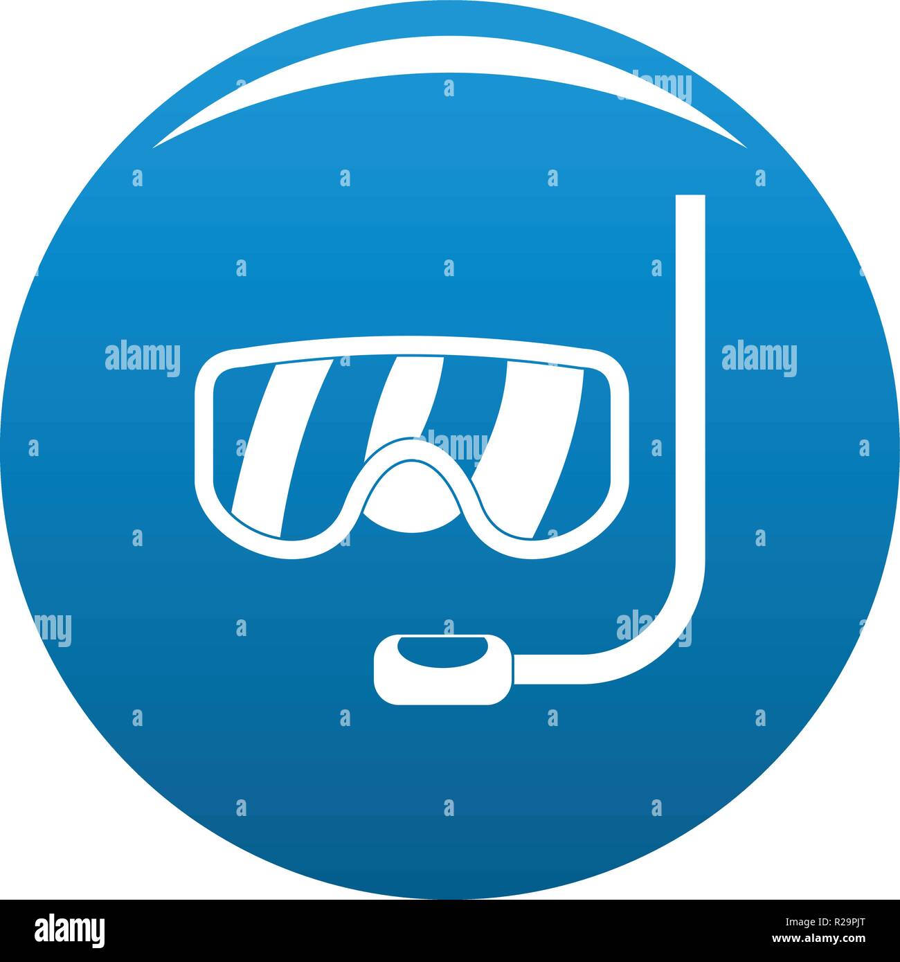 Scuba mask icon. Simple illustration of scuba mask vector icon for any ...