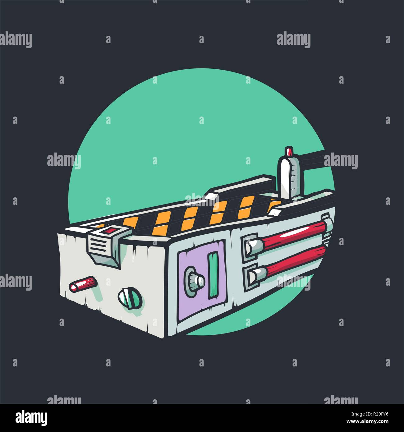 Alien movie background Stock Vector Images - Alamy