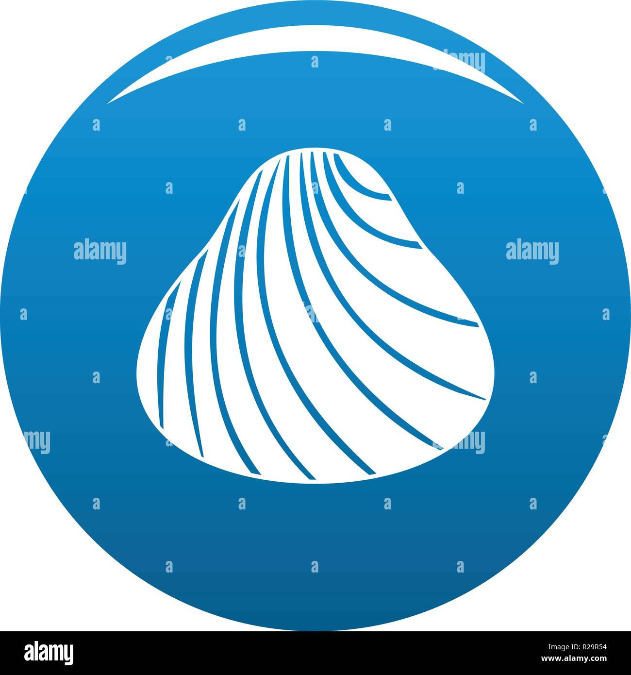 Hard shell icon. Simple illustration of hard shell vector icon for any ...