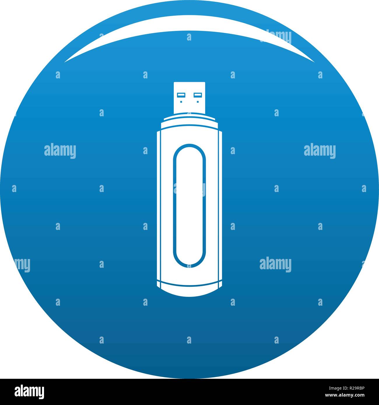 Computer flash drive icon. Simple illustration of computer flash drive ...