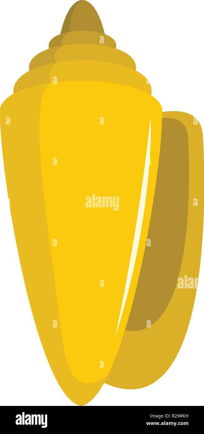 Shell icon. Flat illustration of shell vector icon for web Stock Vector ...