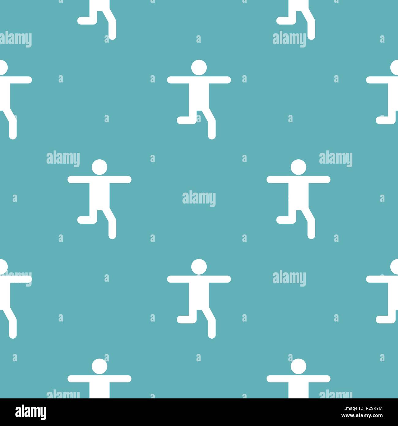 Stick figure stickman pattern vector seamless repeating for any web ...