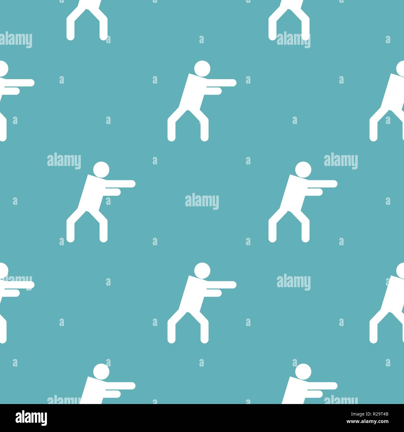 Stick figure stickman pattern vector seamless repeating for any web ...