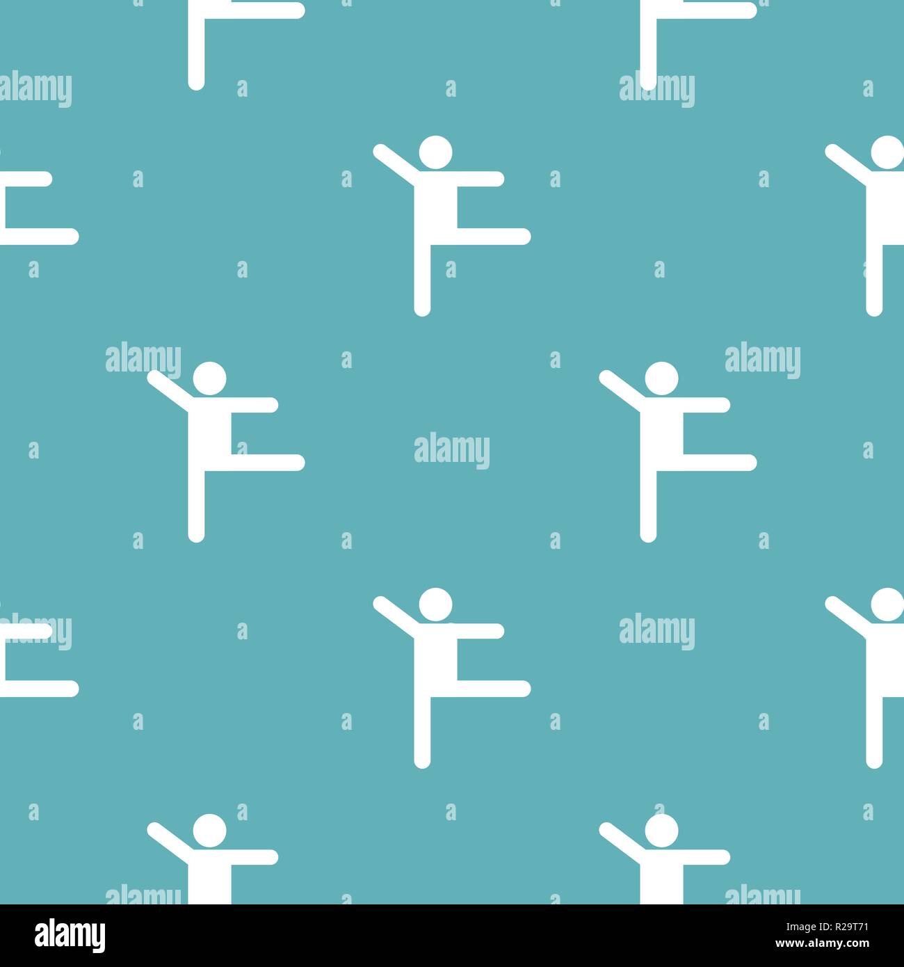 Stick figure stickman pattern vector seamless repeating for any web ...