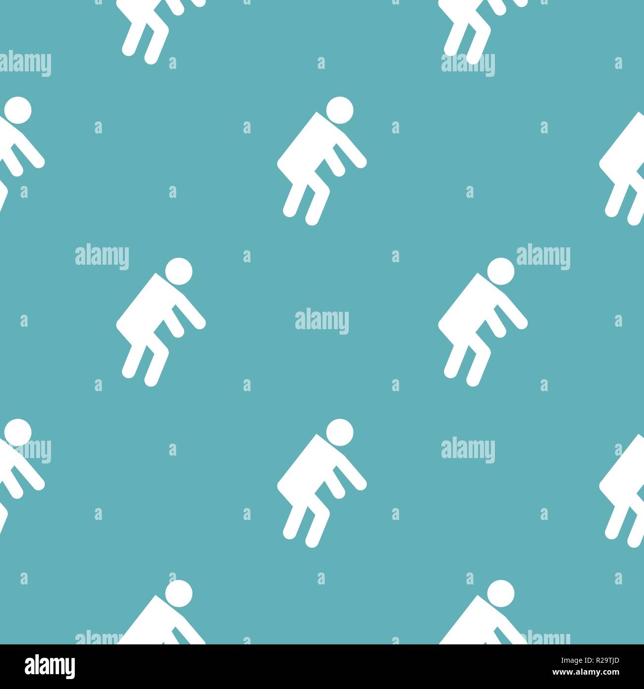 Stick figure stickman pattern vector seamless repeating for any web ...