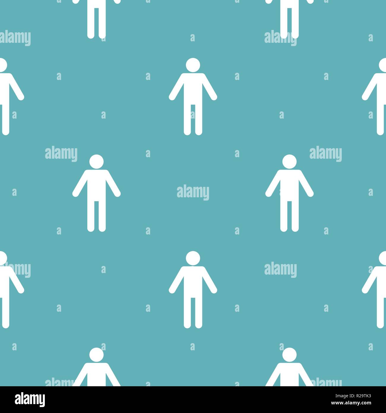 Stick figure stickman pattern vector seamless repeating for any web ...