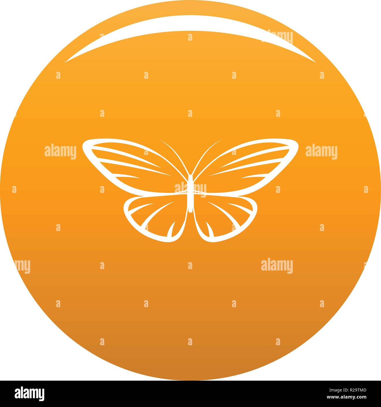 Decorative moth icon. Simple illustration of decorative moth vector ...