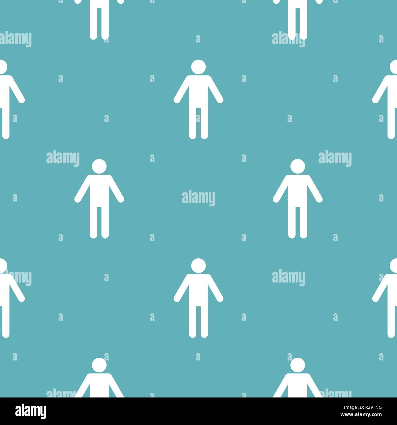 Stick figure stickman pattern vector seamless repeating for any web ...