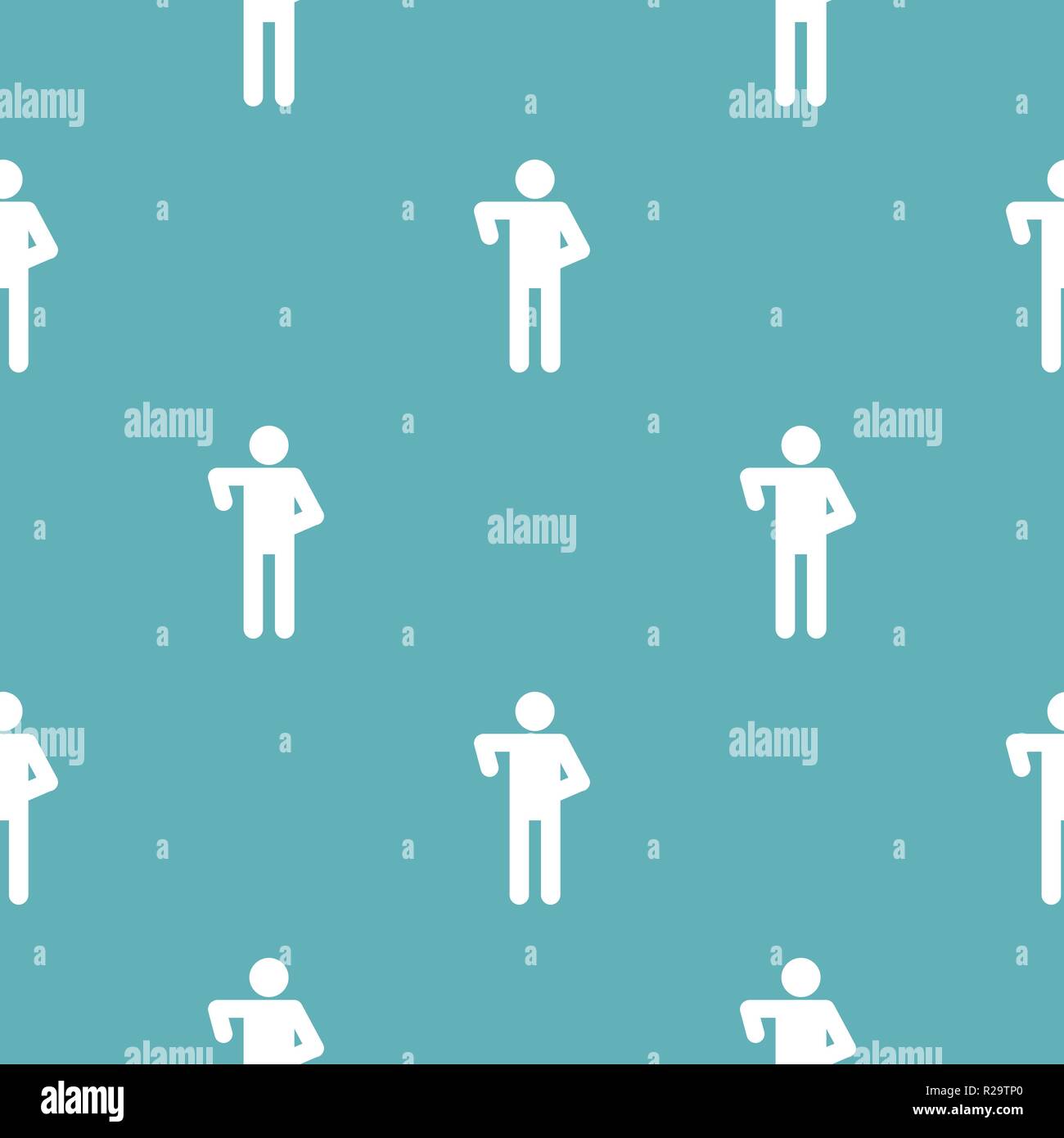 Stick figure stickman pattern vector seamless repeating for any web ...