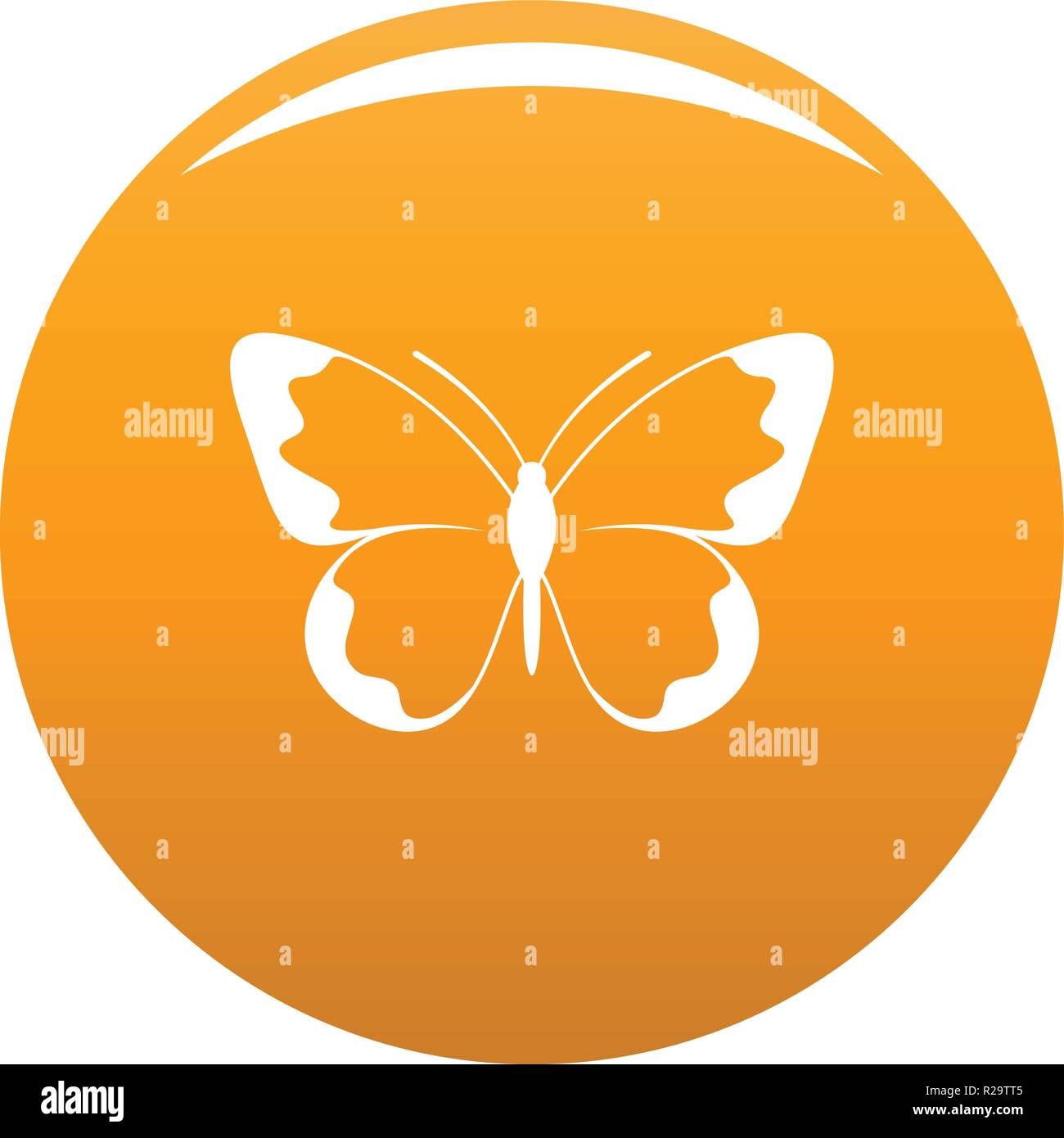 Small butterfly icon. Simple illustration of small butterfly vector ...