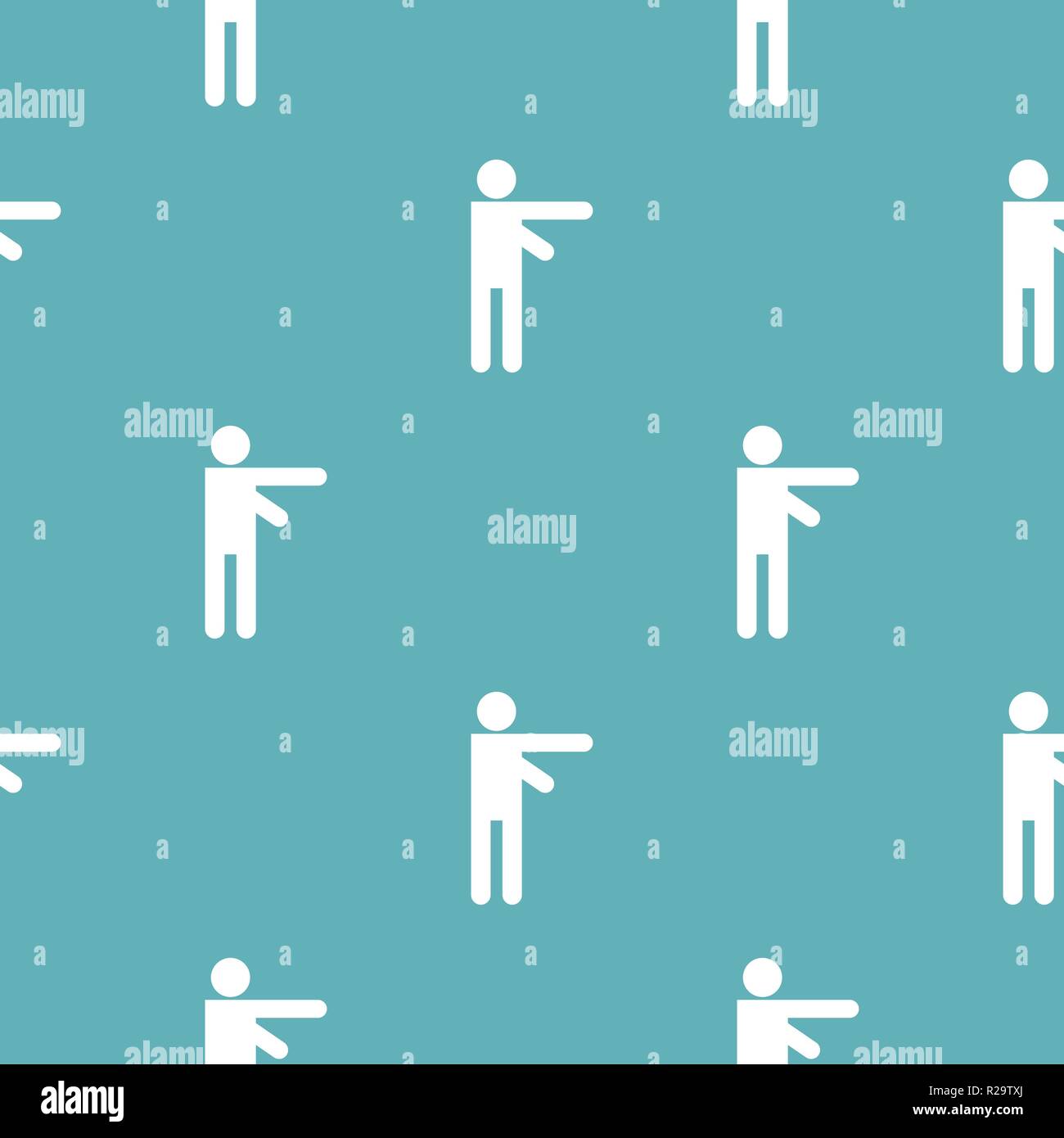 Stick figure stickman pattern vector seamless repeating for any web ...
