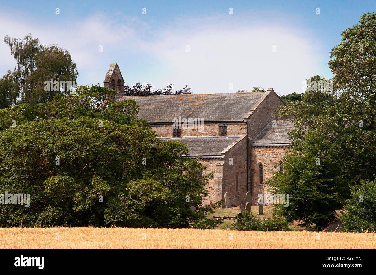 St. Michael's church, Bishop Middleham, County Durham Stock Photo - Alamy