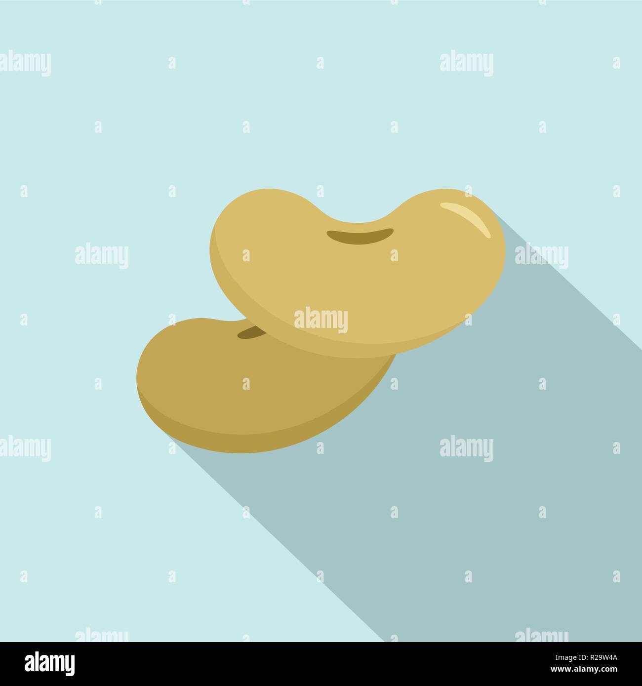 Beans icon. Flat illustration of beans vector icon for web design Stock ...