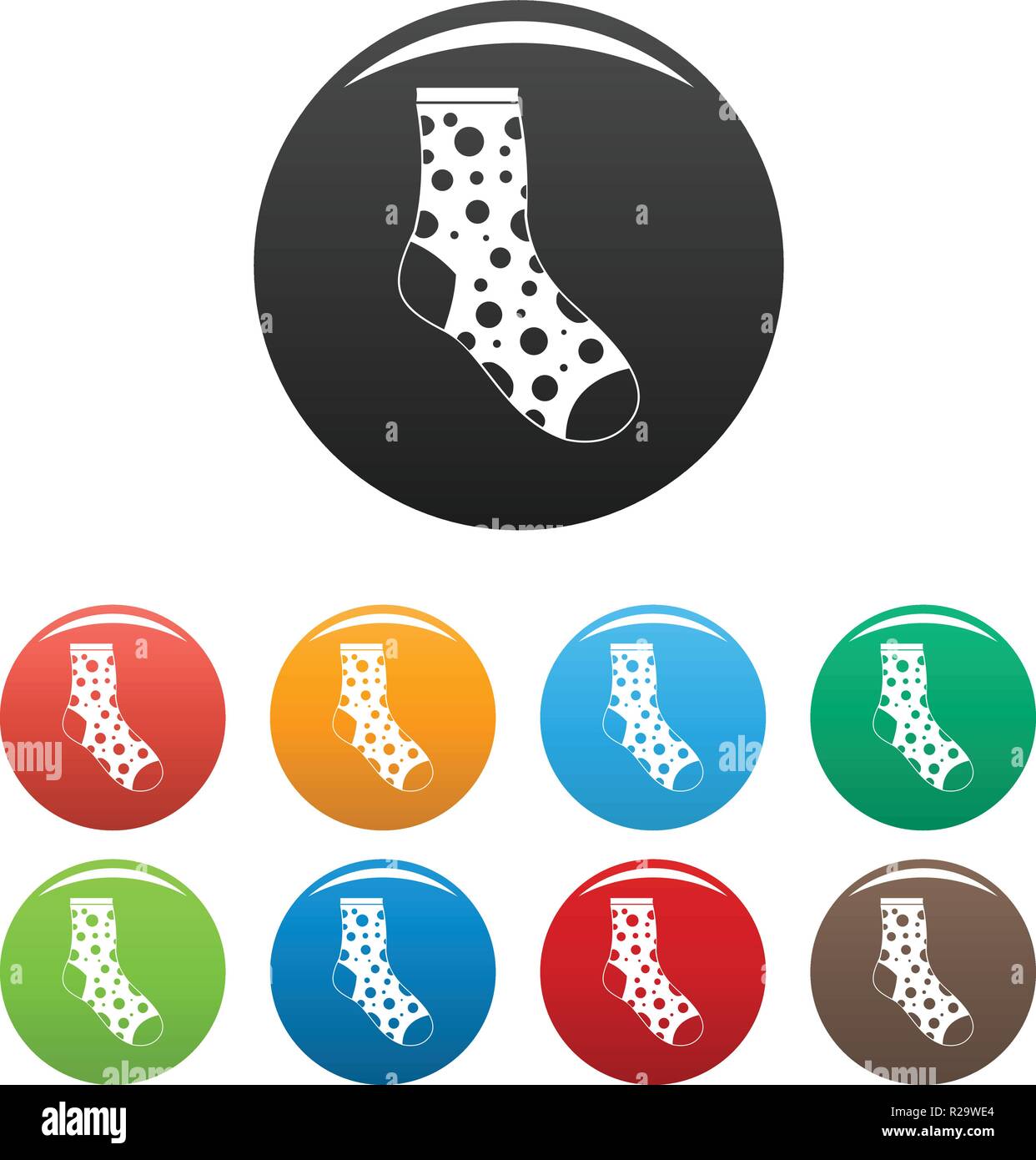 Black and white lost sock Stock Vector Images - Alamy