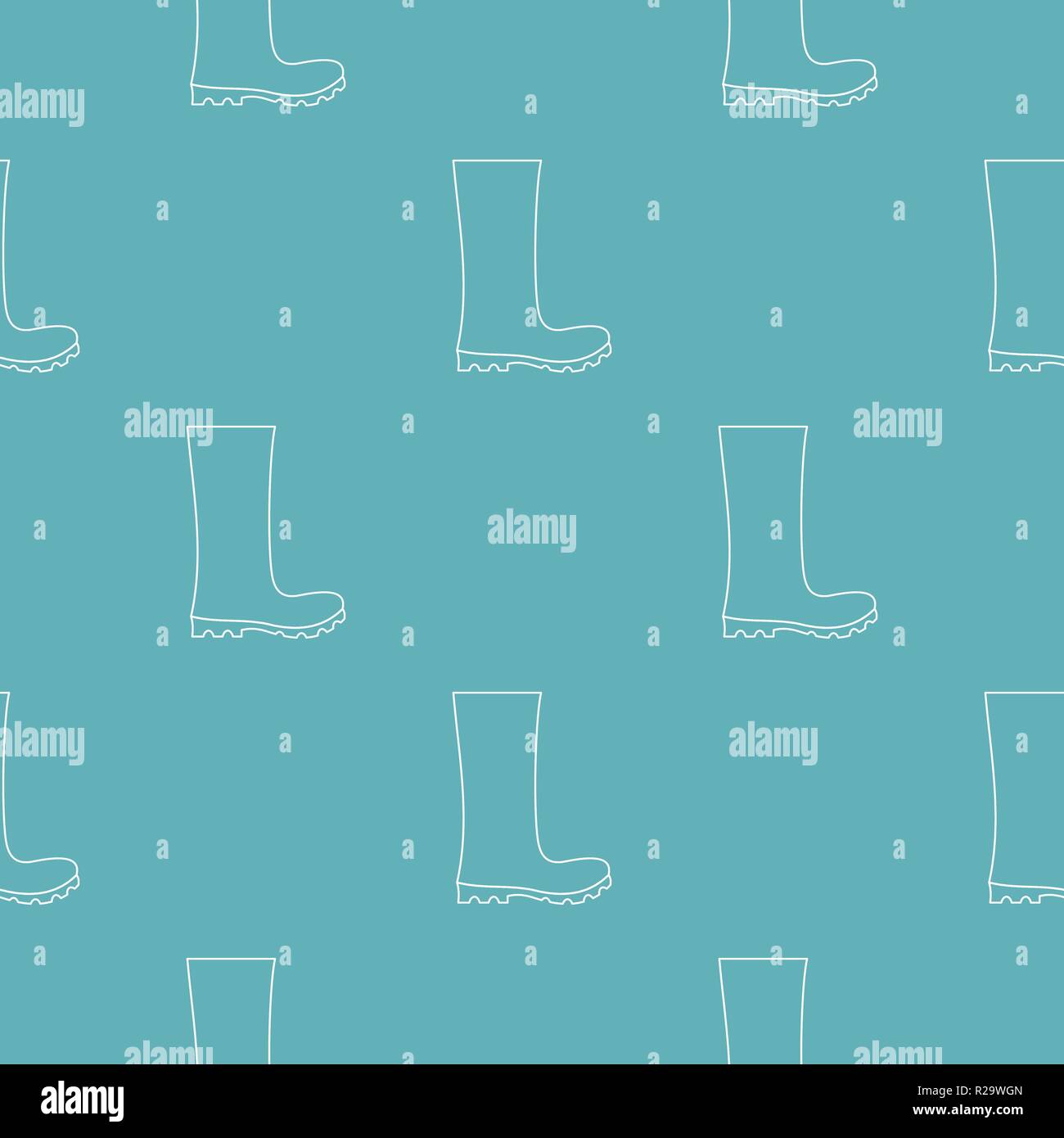Rubber boots pattern vector seamless repeating for any web design Stock ...