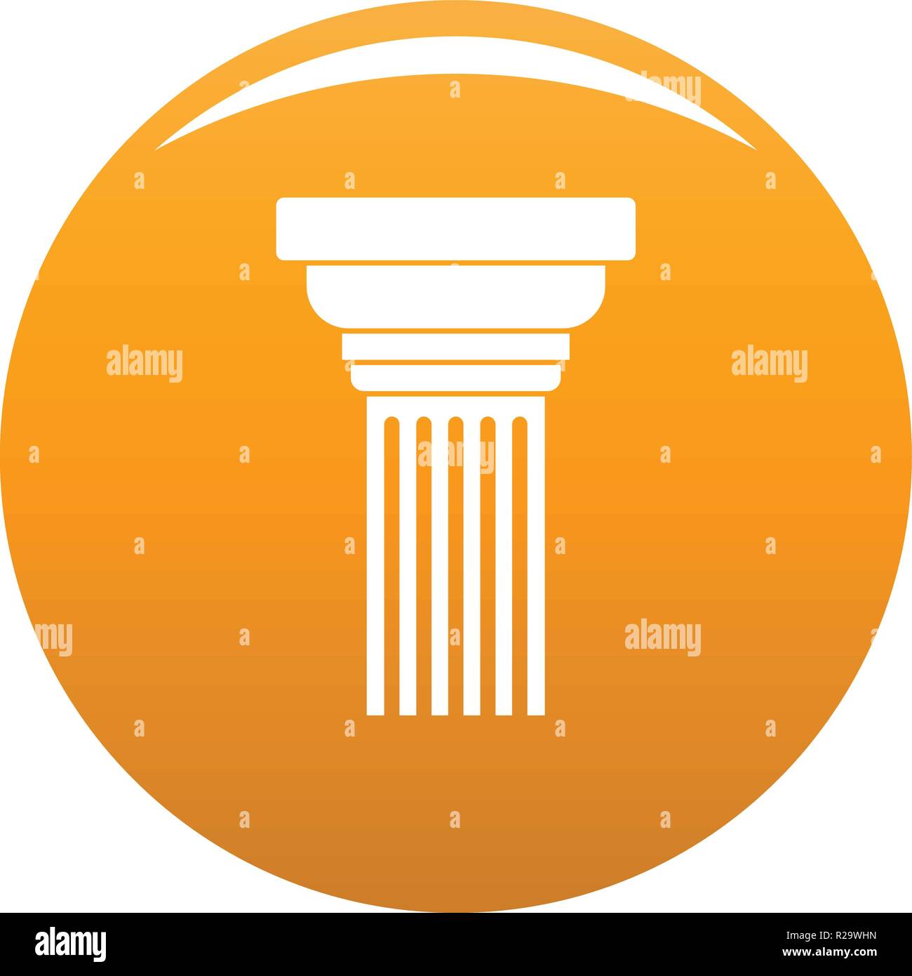 Expanding column icon. Simple illustration of expanding column vector ...