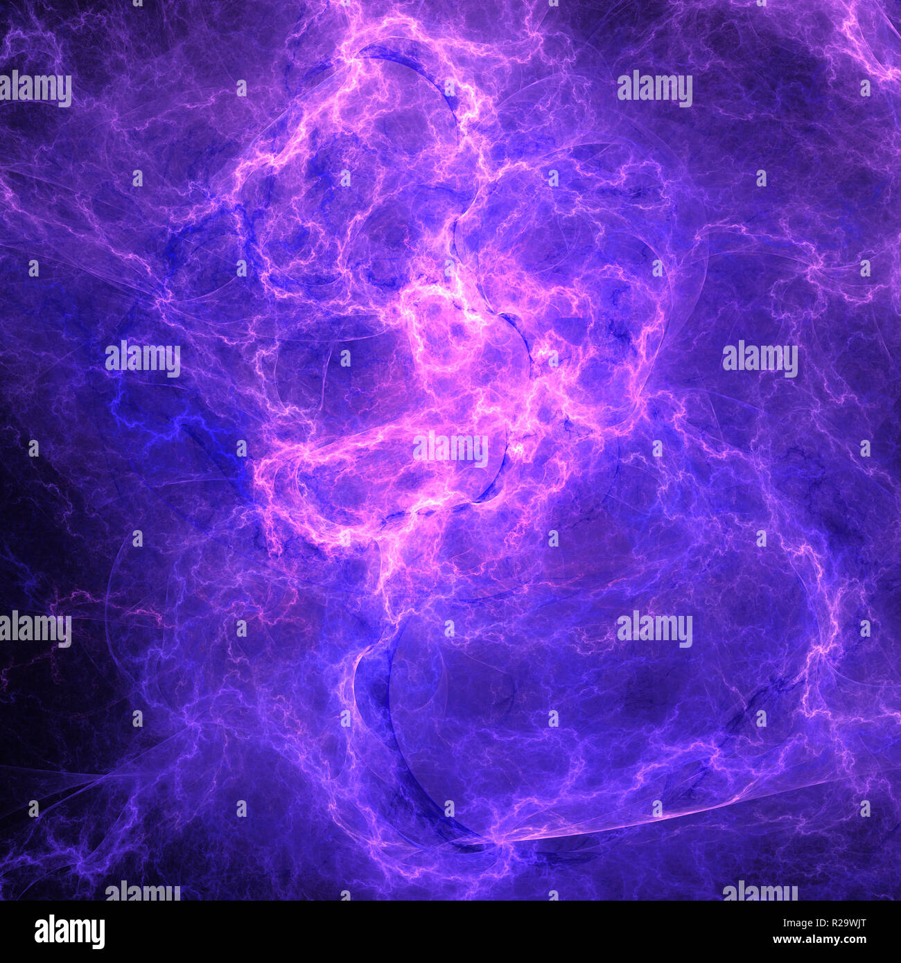 Pink and purple mix smoke helix clouds curves futuristic fractal ...