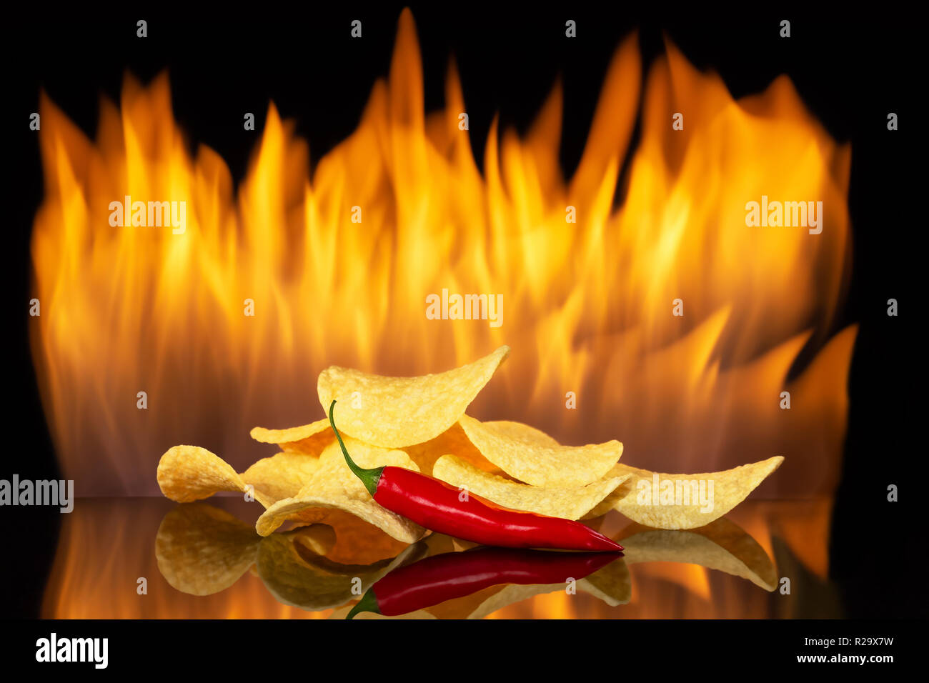 Potato fire hi-res stock photography and images - Alamy