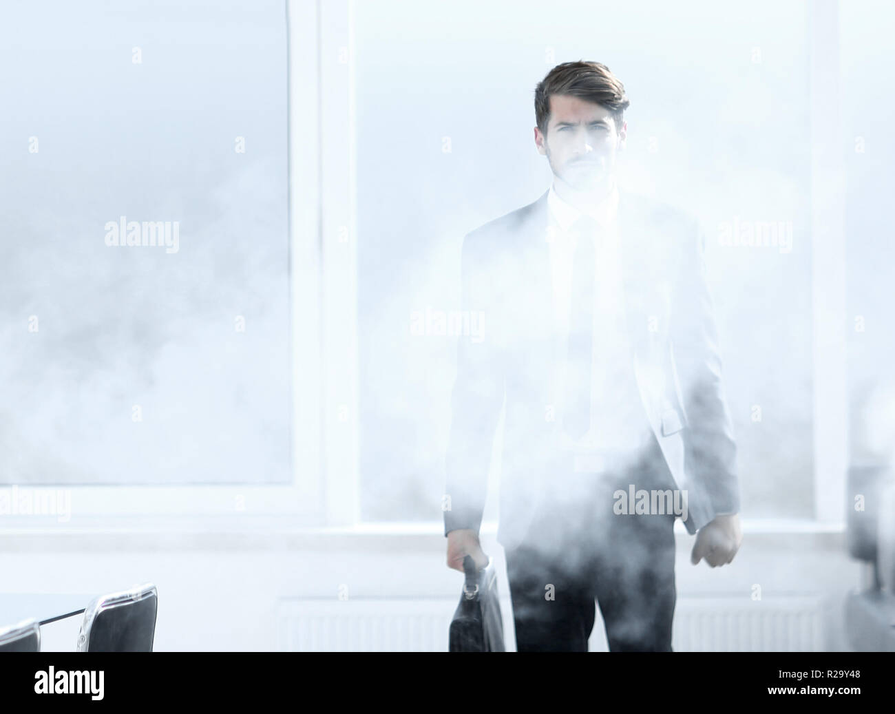 Man leaves the office Stock Photo - Alamy