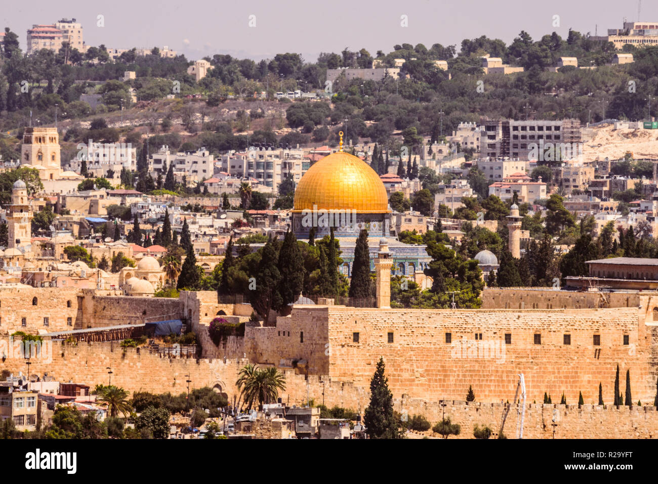 Israel East Jerusalem the Gold Dome Holy Building Islam Landmark Muslim ...