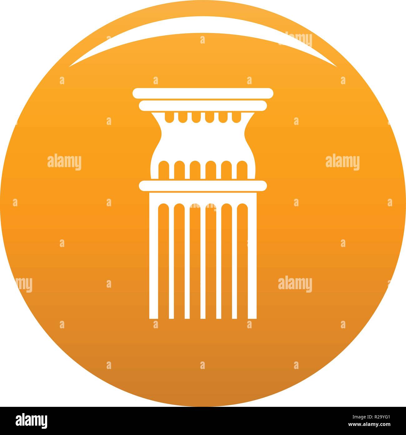 Column icon. Simple illustration of column vector icon for any design ...