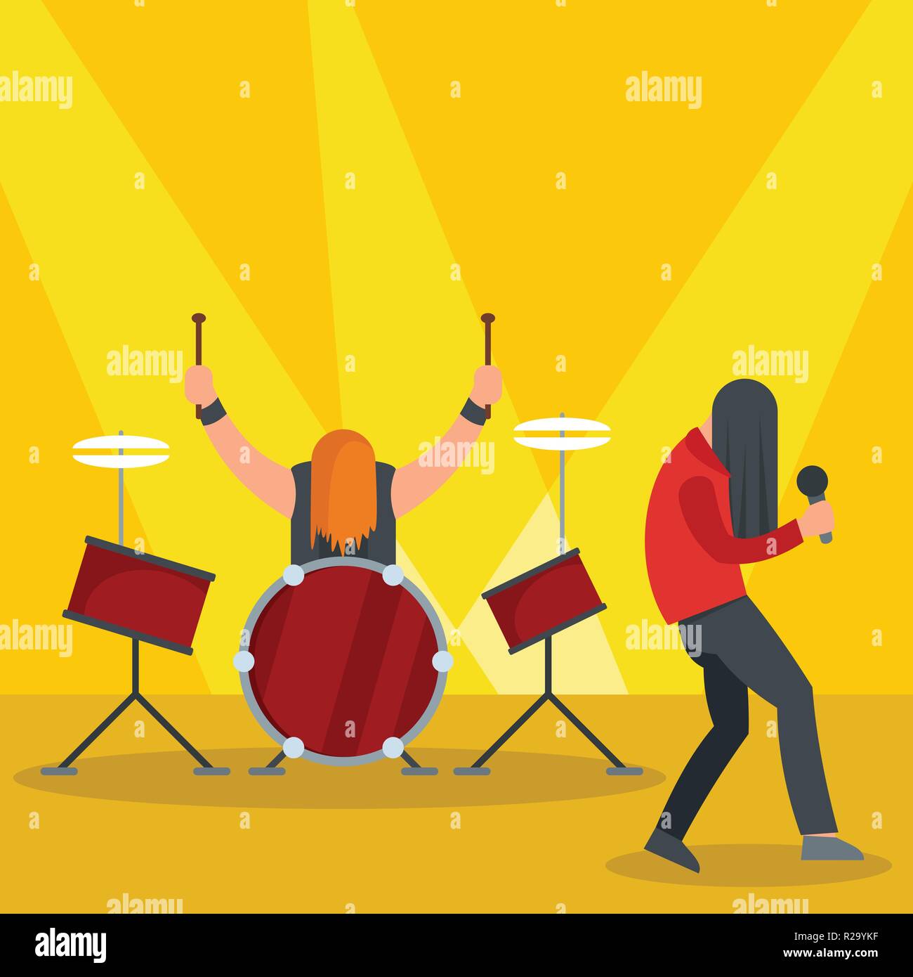 Cartoon Rock Band Stock Photos & Cartoon Rock Band Stock Images - Alamy