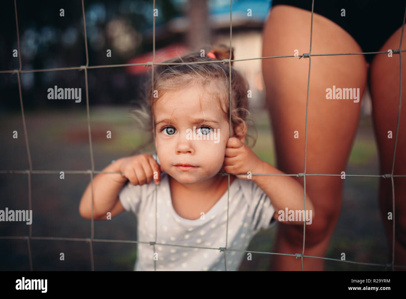 Missing kidnapped, abused, hostage, victim girl alone in emotional ...