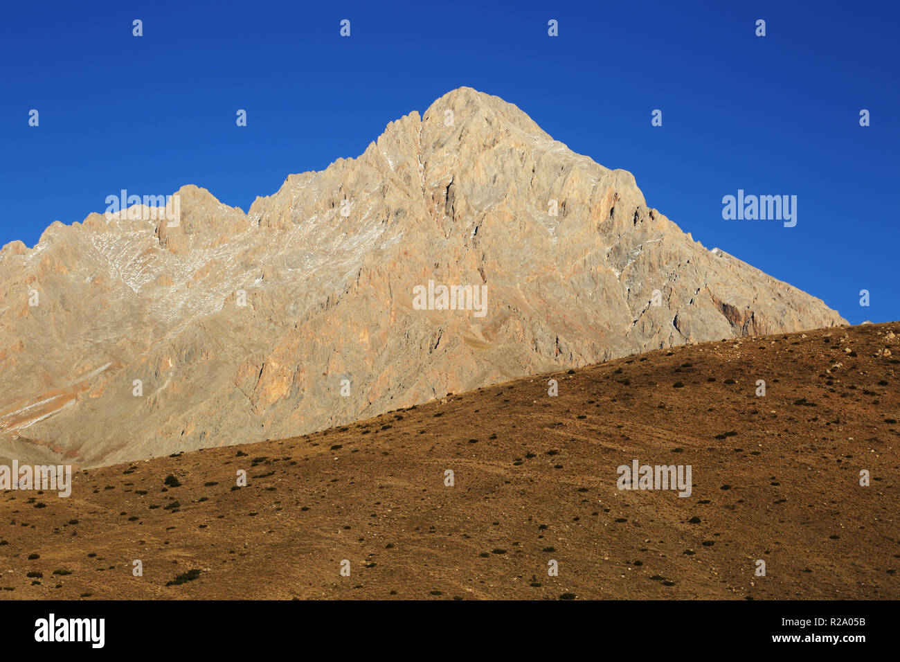 Mount Demirkazik at Aladaglar National Park in Nigde, Turkey. Mount ...