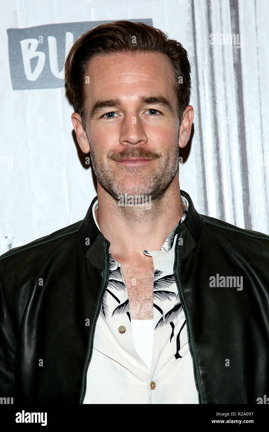 NEW YORK, NY - AUGUST 03: James Van Der Beek visits Build discussing ...
