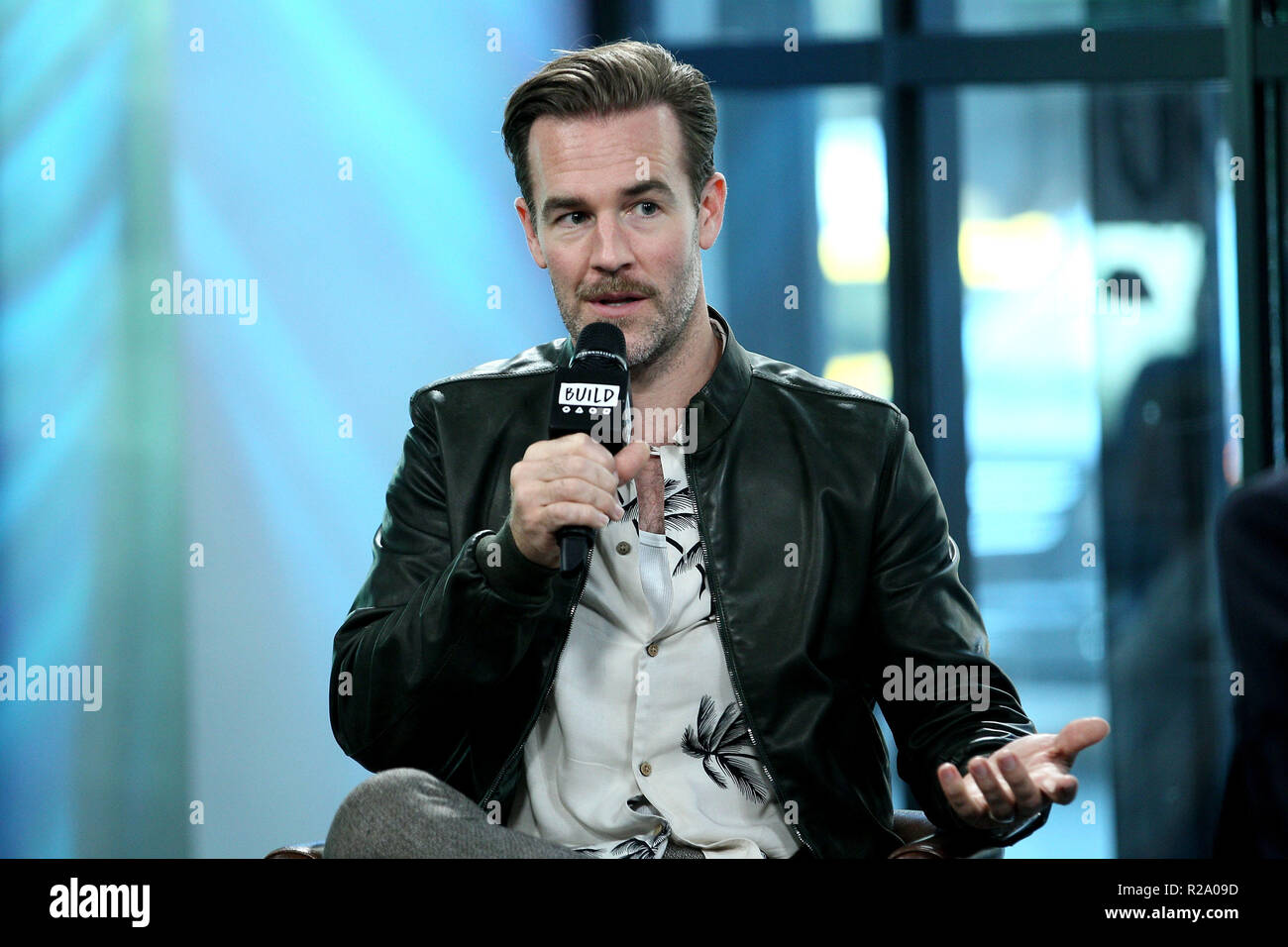 NEW YORK, NY - AUGUST 03: James Van Der Beek visits Build discussing ...