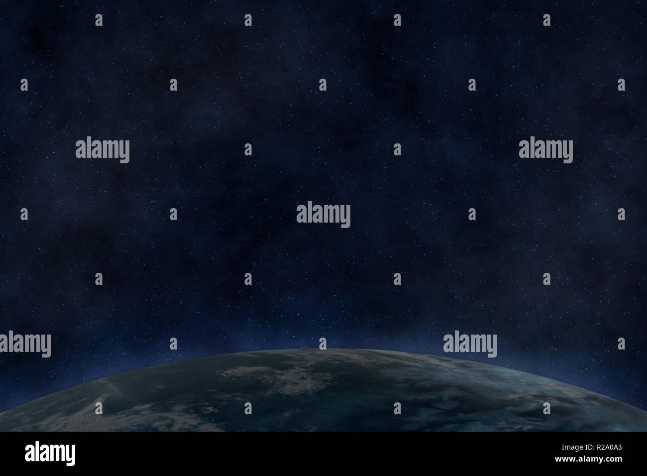 Three dimensional model of earth and sunrise Stock Photo - Alamy