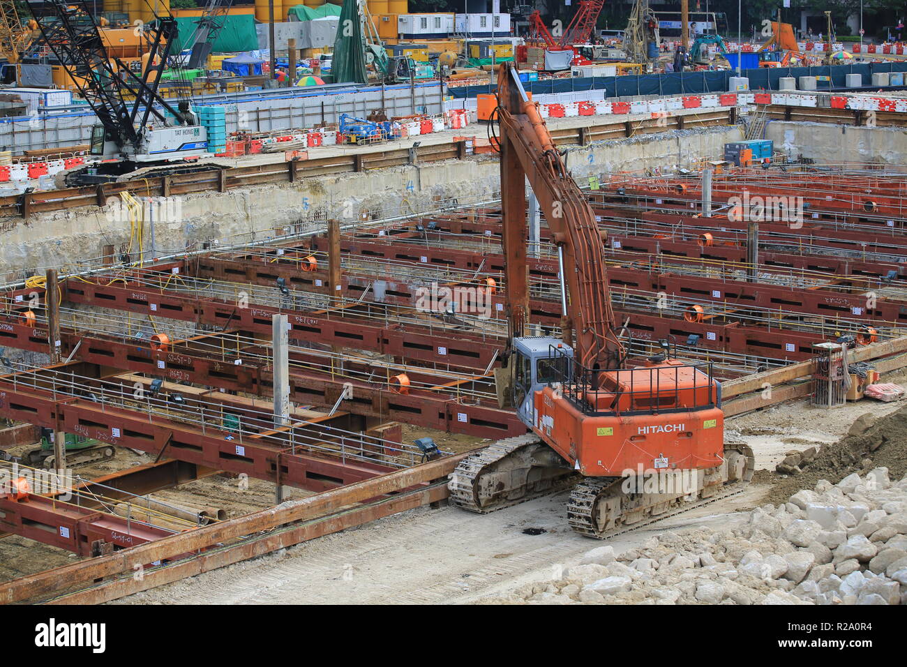 Shatin to Central Link construction in hong kong Stock Photo - Alamy