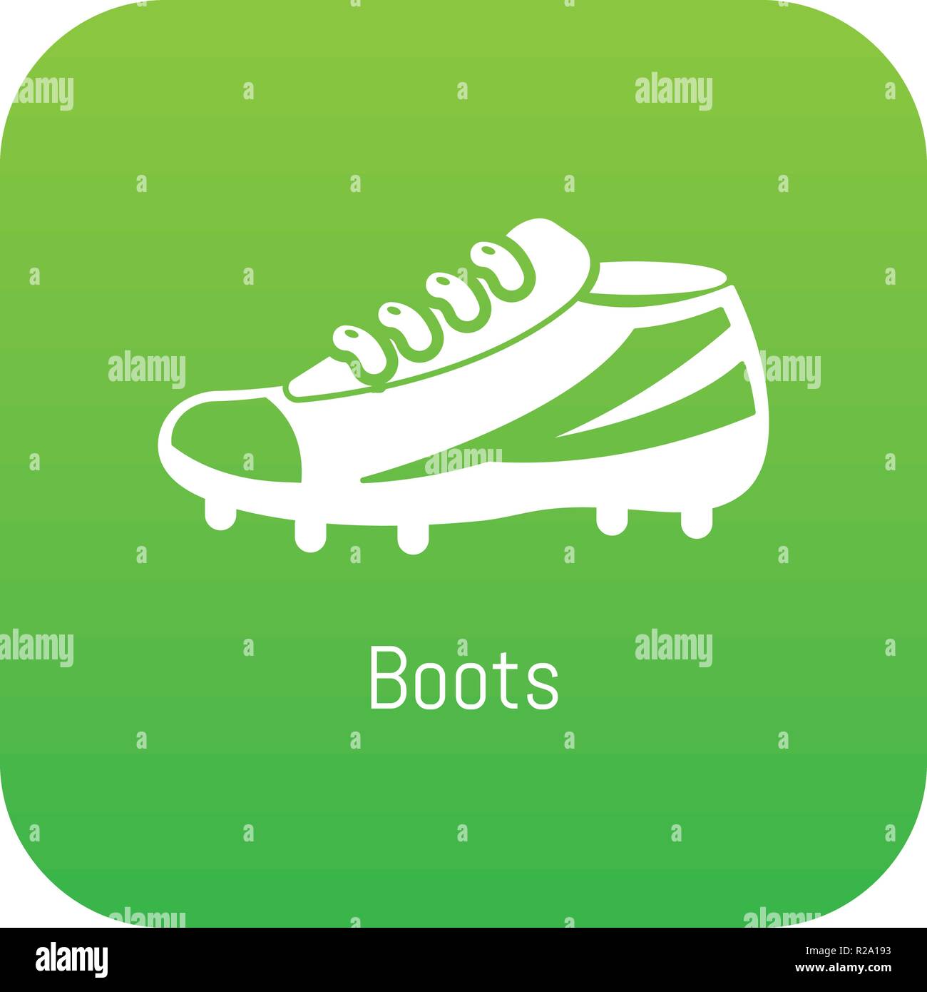 Football boots icon green vector Stock Vector Image & Art - Alamy