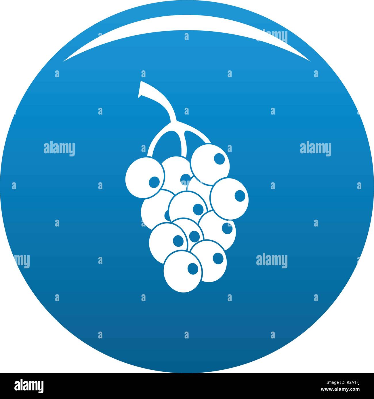 Ripe grape icon. Simple illustration of ripe grape vector icon for any ...
