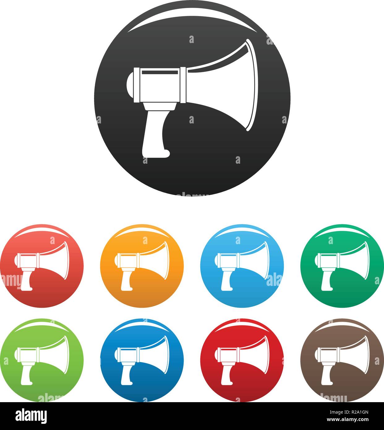 Noise of megaphone icon. Simple illustration of noise of megaphone ...