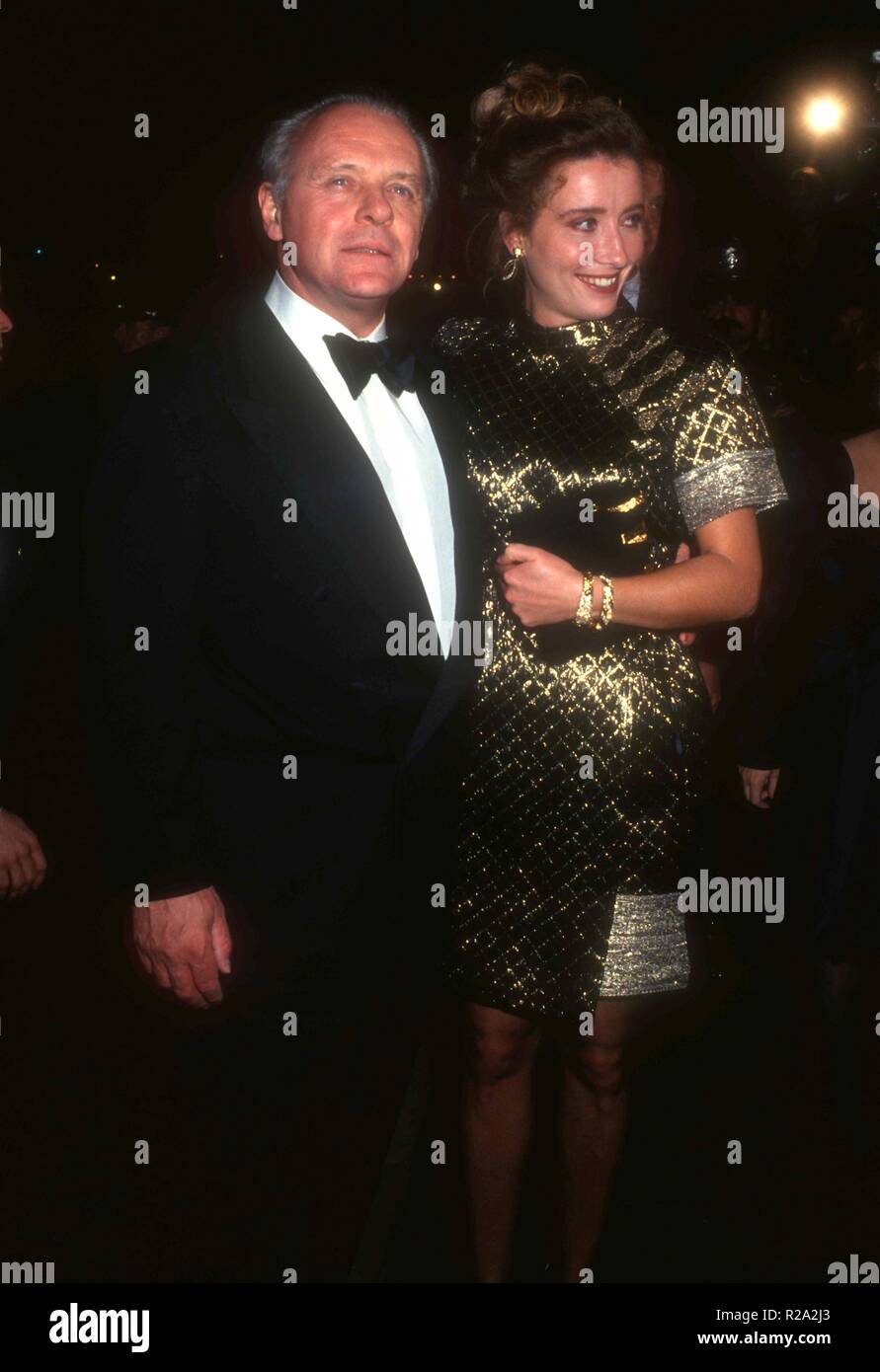 BEVERLY HILLS, CA - JANUARY 23: Actor Anthony Hopkins and actress Emma ...