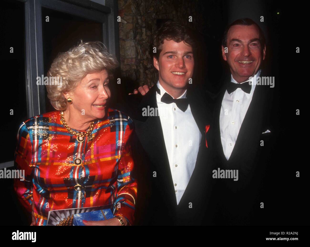 BEVERLY HILLS, CA - JANUARY 23: Actor Chris O'Donnell and his parents Julie O'Donnell and ...
