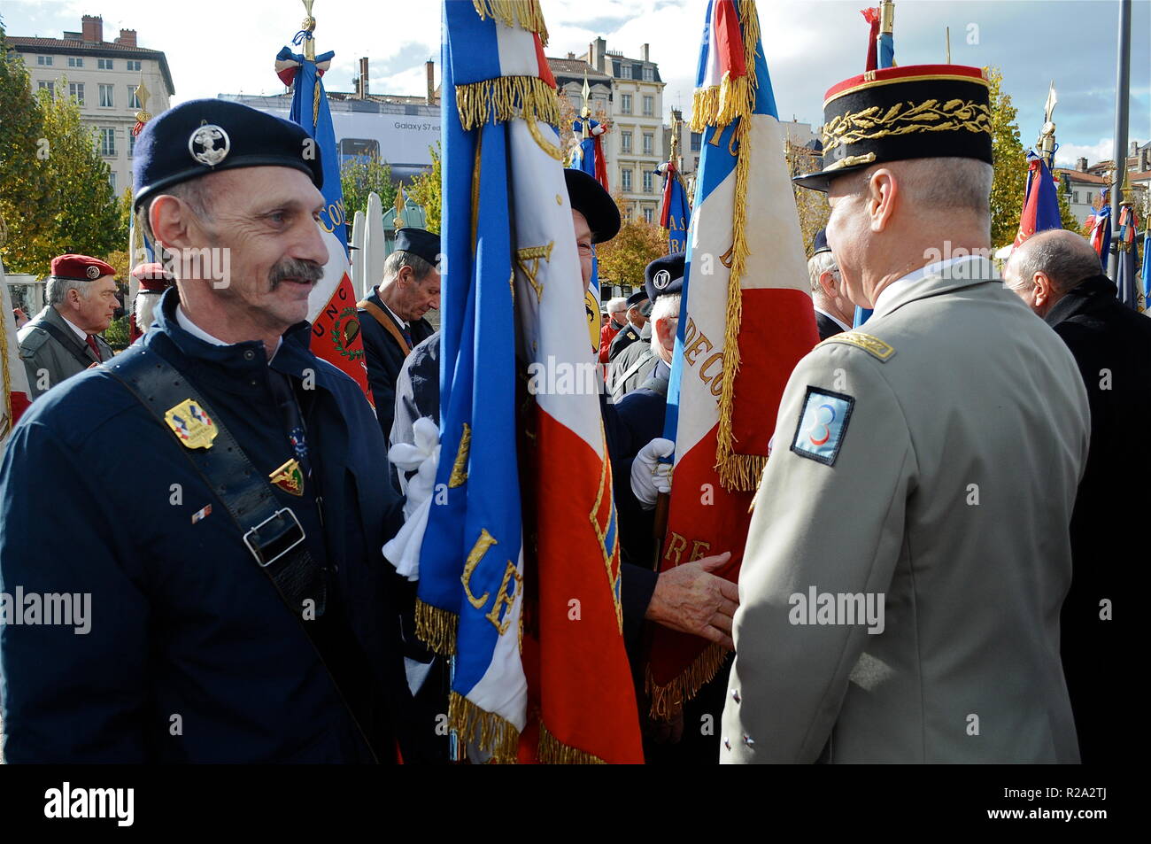 1918 Armistice celebration, Lyon, France Stock Photo - Alamy