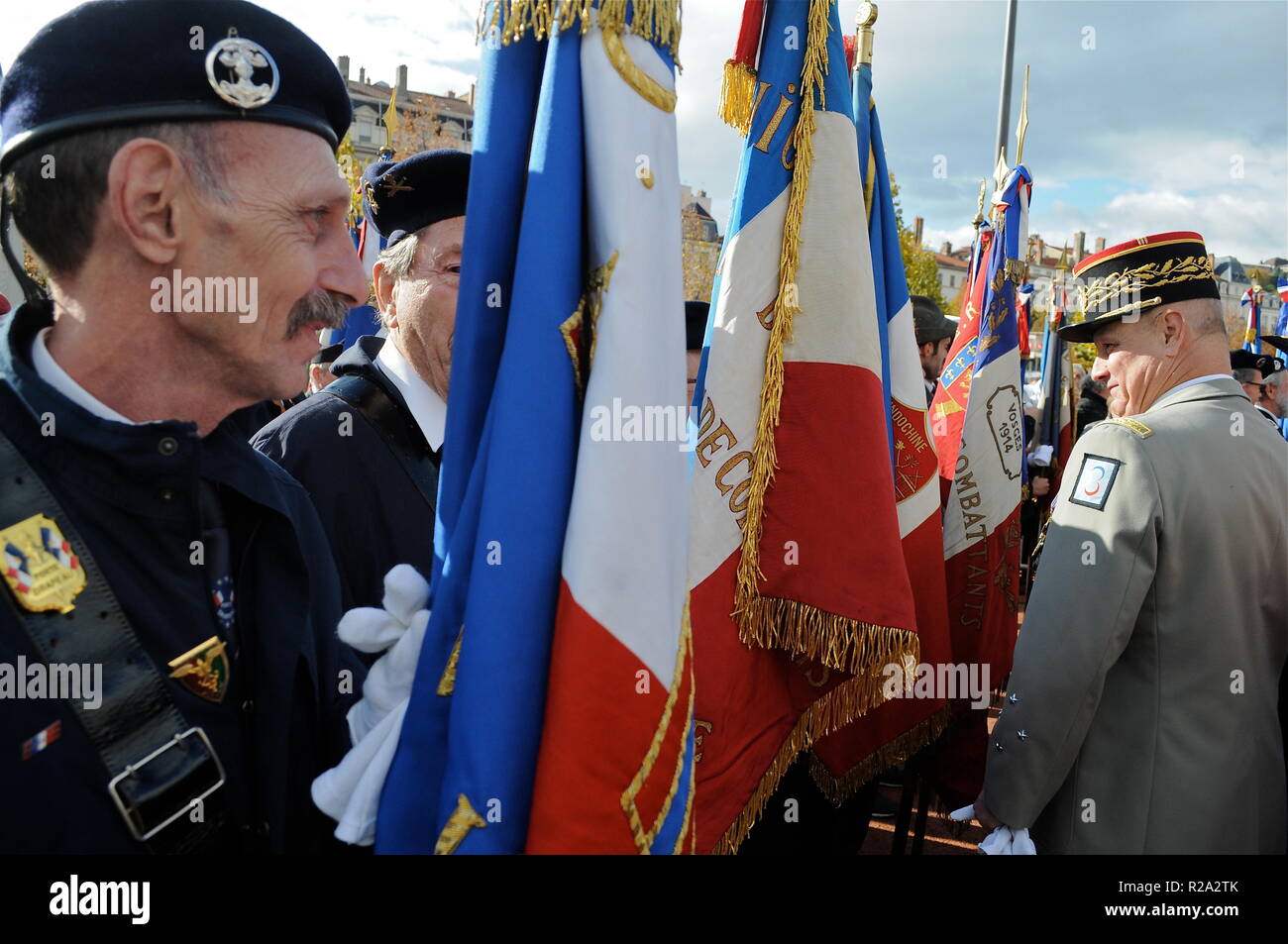 1918 Armistice celebration, Lyon, France Stock Photo - Alamy