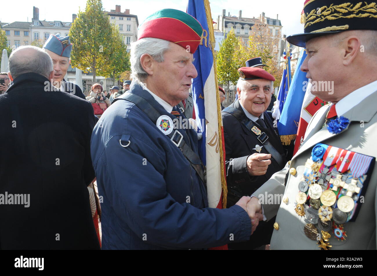 1918 Armistice celebration, Lyon, France Stock Photo - Alamy