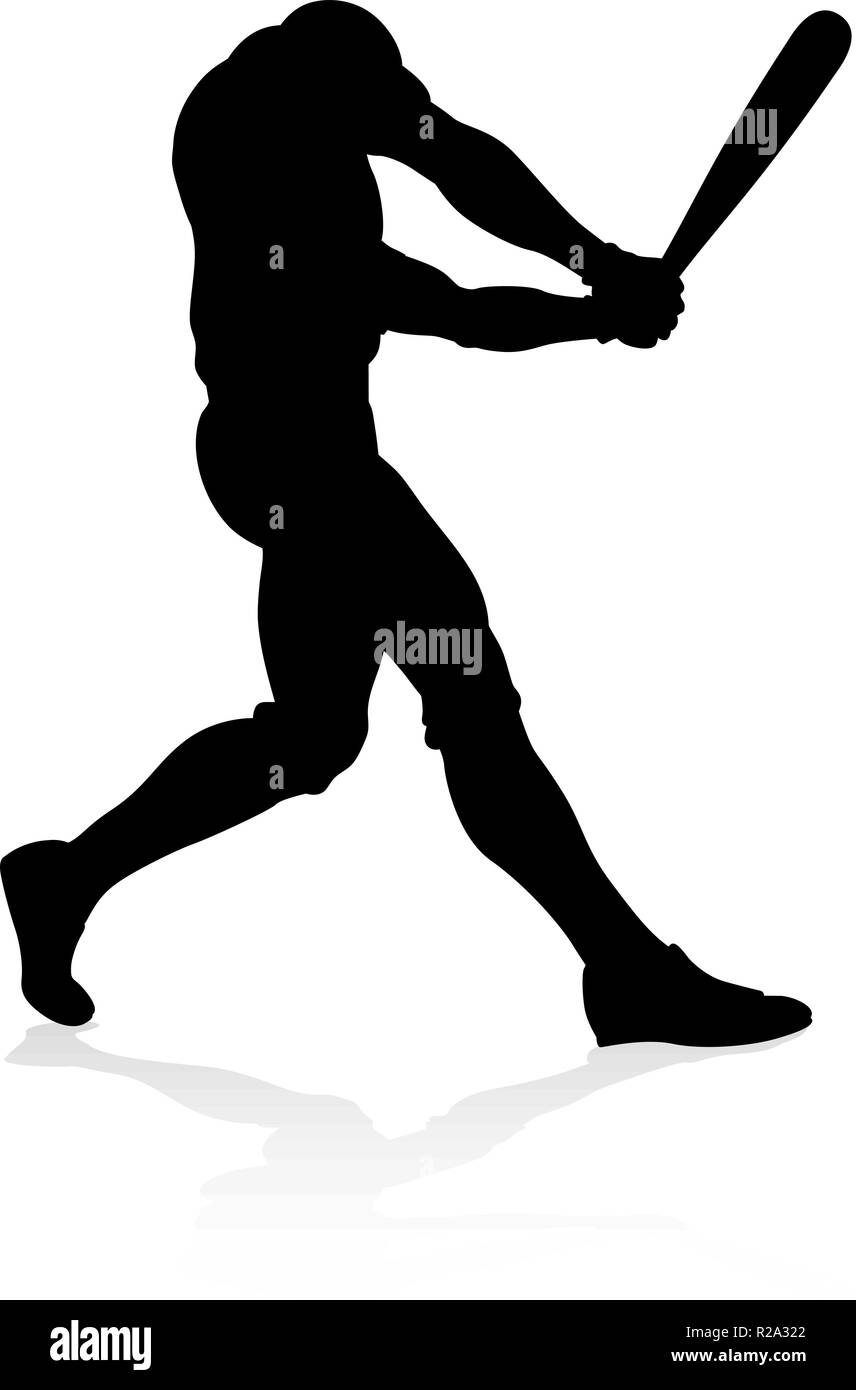 Baseball bat vector art Black and White Stock Photos & Images - Alamy