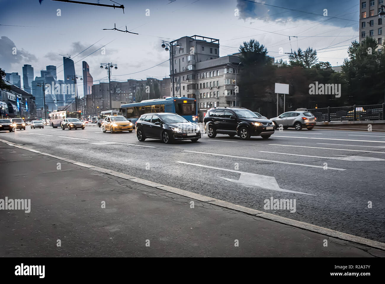 Street scene in moscow russia hi-res stock photography and images - Alamy