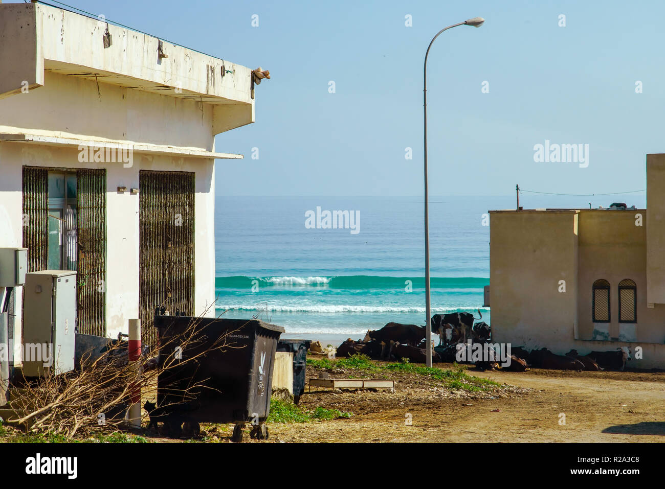 Dalkut village in southern Dhofar Mountain Chaine, Jabal al-Qamar, Oman ...