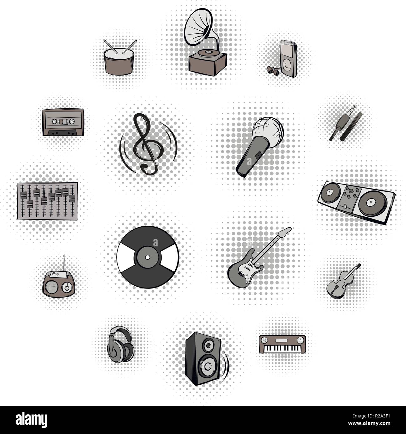 Music printing Stock Vector Images - Alamy