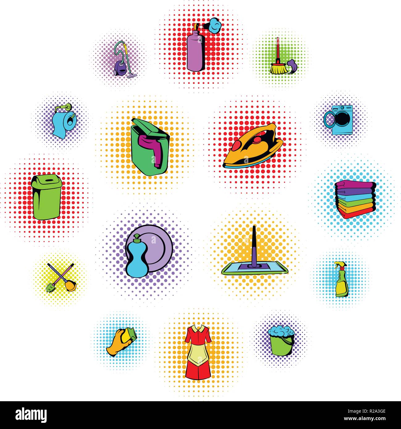 Chores garbage Stock Vector Images - Alamy