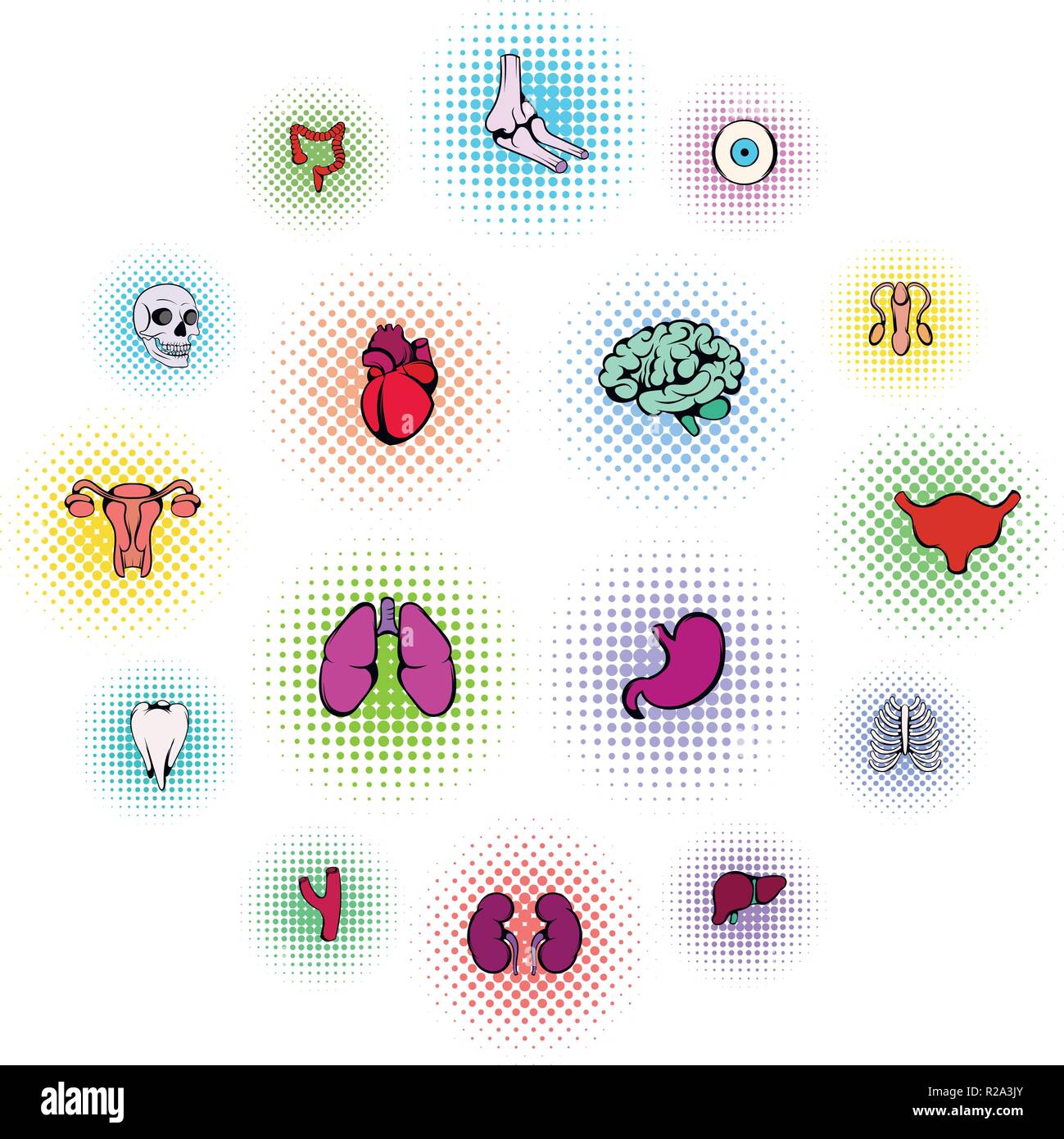 Stomach brain computer art hi-res stock photography and images - Alamy